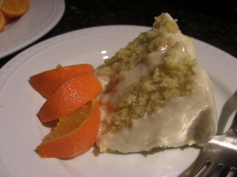 Clementine Cake with Clementine Buttercream – Growling Tummy